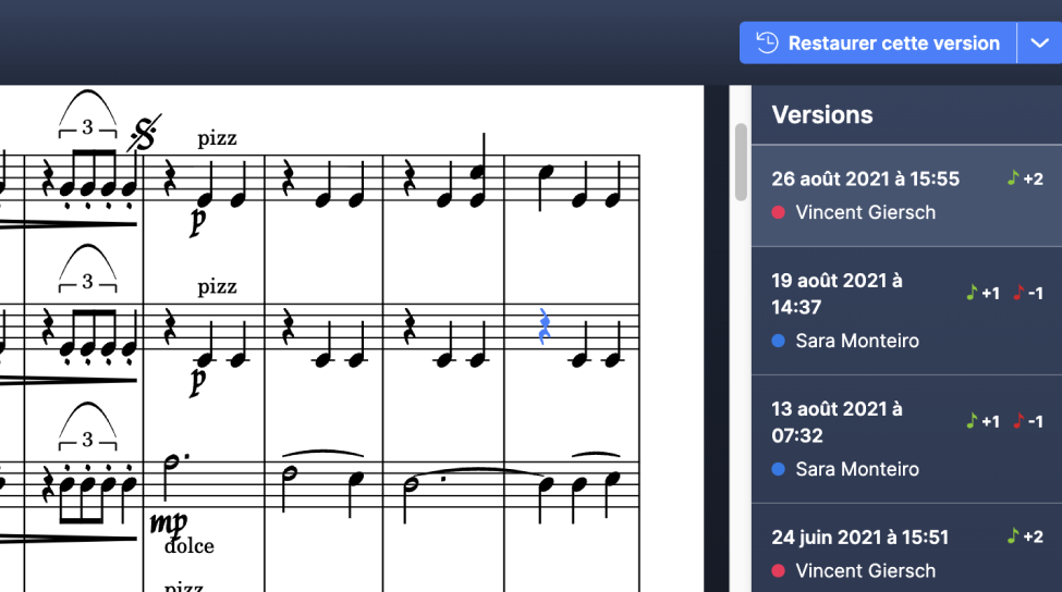 Logiciel de notation musicale Flat.io - Fonctionnalités