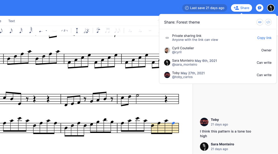 Flat.io Music Notation Software - Features